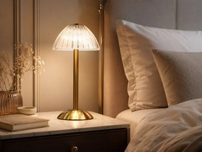 Verk Group Bezdrátová led noční stolní lampy do ložnice s usb-c a 3 barvami světla