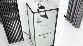 Rea Rea, koupelnová police 285x145x40 mm, SF07, černá matná, REA-06012