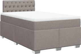 Box spring postel s matrací taupe 120x190 cm textil 3285838