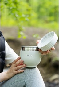 Bílá termoska na jídlo z nerezové oceli 680 ml Fuori – Vialli Design