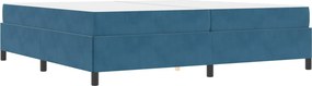 Rám postele Tmavě modrá 200 x 200 cm textil 3399088