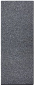 BT Carpet, Kusový koberec Bouclé 104435 Anthracite, 80x150, šedá, chodba / předsíň