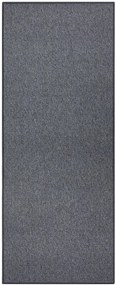 BT Carpet, Kusový koberec Bouclé 104435 Anthracite, 80x200, šedá, chodba / předsíň