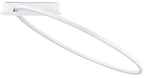 LED stmívatelné bílé moderní stropní svítidlo Kiklos