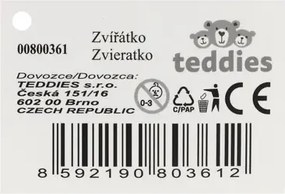 TEDDIES Mačkací antistresová žába plněná pískem / Hračka / Látka / 16