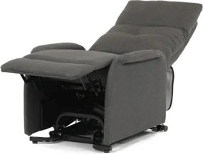 Polohovací křeslo šedé, elektrické TV-5482 GREY2