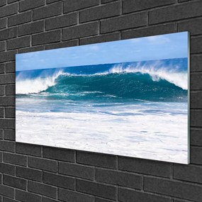 Obraz na skle Moře Vlna Voda Oceán 100x50 cm