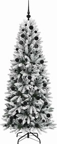 Umělý vánoční stromeček Bílá 180 cm PVC, plast, ocel a PE 3396046