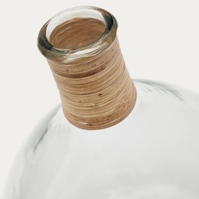 OnaDnes -20% Skleněná váza Kave Home Serlina 37 cm