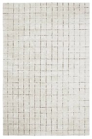 Pratelný kostkovaný koberec memmo 200 x 300 cm přírodní MUZZA