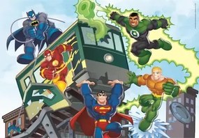 Clementoni PUZZLE DC Super Friends 4v1 / 20+60+100+180 dílků / od 6 le