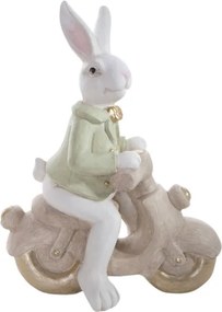 Velikonoční dekorace FIG 157A zajíc na motorce