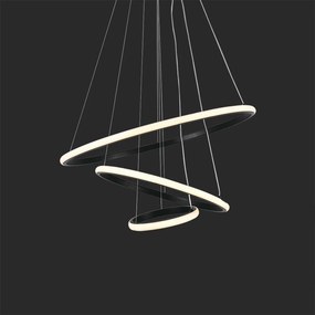 LED Solution Černé závěsné LED svítidlo kulaté 60cm 32W 8017