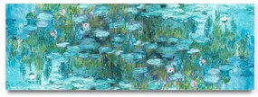 Lenbutik Lněný běhoun na stůl 142x50 Claude Monet Lekníny / Lilies Rozměry ubrusů: 142x50 cm