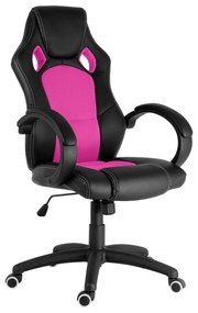 Herní židle NEOSEAT NS-010 černo-růžová