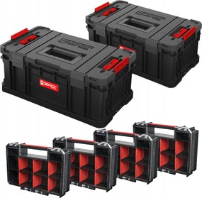 Qbrick System Two+two Toolbox PlusVario+ 2xTWO Organizer Multi box x2