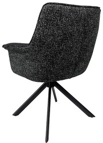 Designová otočná židle Kahikilani černá
