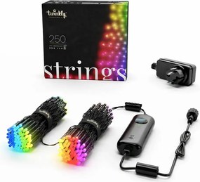 Barevná světýlka venkovní Twinkly strings LED světelný řetěz RGB, 20 m, 250 diod, IP44,
