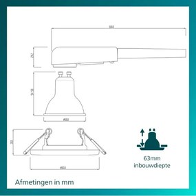 Philips - SADA 5x Podhledové svítidlo PERIDOT 1xGU10/7W/230V stříbrná