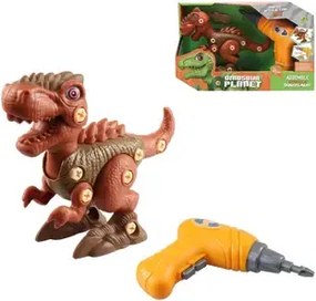 MaDe 10389 Dinosaurus ke šroubování, na baterie / 17 cm / od 3 let