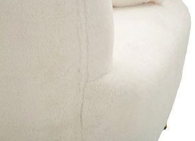 Designové křeslo Caerwyn bílé