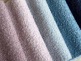 Rovný čalouněný panel na zeď BOUCLÉ se zaoblenými rohy Zvolte barvu: Světle šedá, Zvolte rozměr: 30x60 cm, Uchycení na zeď: Se samolepícím suchým zipem