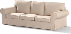 Potah na pohovku IKEA  Ektorp 3-místná, rozkládací STARÝ MODEL PIXBO barva béžová látka pletený vzor
