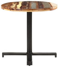 vidaXL Bistro stolek kulatý Ø 70 x 75 cm masivní recyklované dřevo