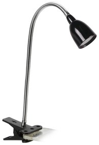 Stolní LED lampička na clip 2,5W, černá