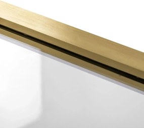 Rea Diamond, 5-úhelníkový sprchový kout 90x90, 6mm čiré sklo, zlatý matný profil, REA-K6506