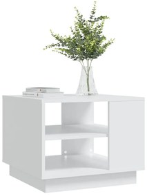 Konferenční stolek bílý 55 x 55 x 43 cm dřevotříska - Default Title