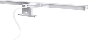 Mereo, Mereo Led koupelnové osvětlení nad zrcadlo, stříbrné, 40 cm, 7 W, 455 lm, 4000 K, IP44, 230 V, MER-CN700G40