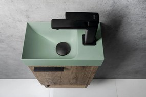 Sapho Sapho, TURSI stojánková umyvadlová baterie bez výpusti, černá matná, TI002B