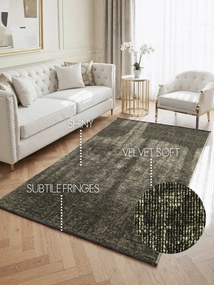 ELLE Decoration, Kusový koberec Brilliance Prisma 106313 Green z kolekce Elle, 80x150, zelená, ložnice