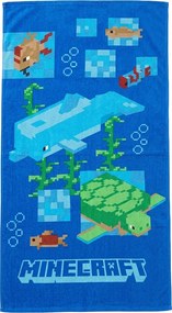 Dětská osuška Minecraft Delfín a Želva