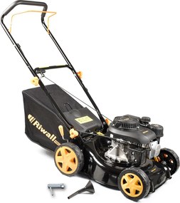 Benzínová sekačka na trávu Riwall PRO RPM 4234 P 2v1 bez pojezdu