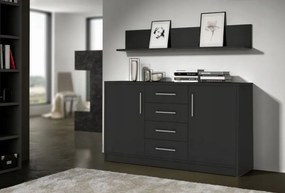 Casarredo - Komfort nábytek Komoda GILBERTO 2 genewa, grafit