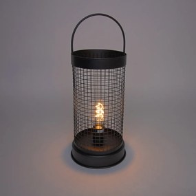 Moderní stolní lampa šedá 52 cm - Horario