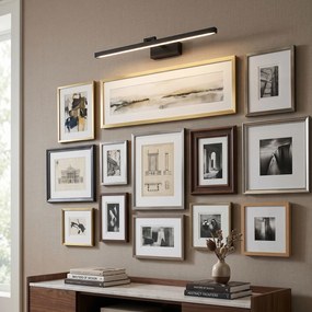 Toolight Rea, Koupelnové nástěnné LED svítidlo APP1868-1W 80 cm Black, OSW-66024