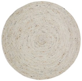 Krémový dětský koberec ø 110 cm Neethu Avoine – Nattiot