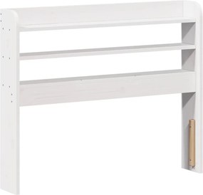 Rám postele s čelem bílý 75 x 190 cm masivní borovice 3306773