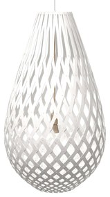 david trubridge Koura závěsná lampa 75 cm bílá