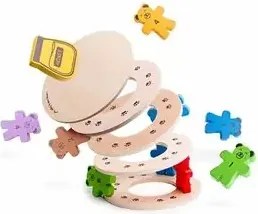 Bigjigs Toys Hra padající medvídci / od 3 let