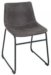 Jídelní židle 2 ks DANAÉ Dekorhome Hnědá