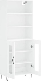 Skříň highboard bílá 69,5 x 34 x 180 cm kompozitní dřevo 3189309