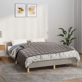 Zátěžová deka šedá 152 x 203 cm 7 kg textil 3154837