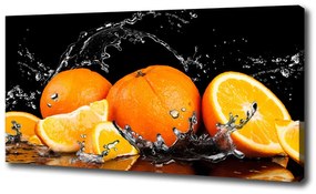 Wallmuralia Foto obraz na plátně Pomeranče a voda 100x50