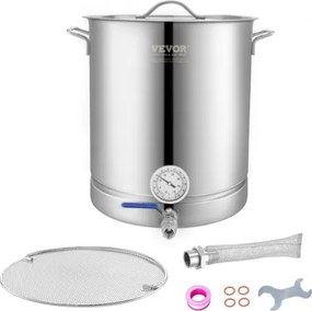 Nerezová konvice, varná konvice 60,6 l, třívrstvé dno na pivo