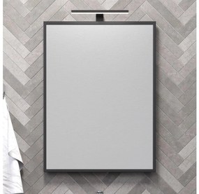 BATH DELUXE 01-060-05-02-00 - Koupelnové zrcadlo BORGSTED 60x80 cm černá 01-060-05-02-00