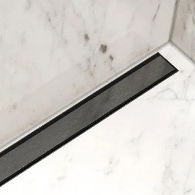 I-Drain Plano - Nerezový sprchový rošt, délka 1200 mm, povrch PVD, grafitová IDRO1200DT